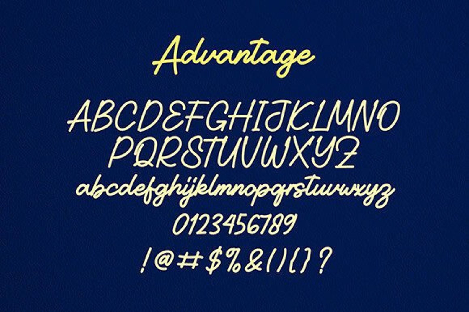 Advantage Font, Display Font, Vintage Cricut Font, Font Bundle for ...