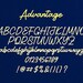 Advantage Font, Display Font, Vintage Cricut Font, Font Bundle for ...