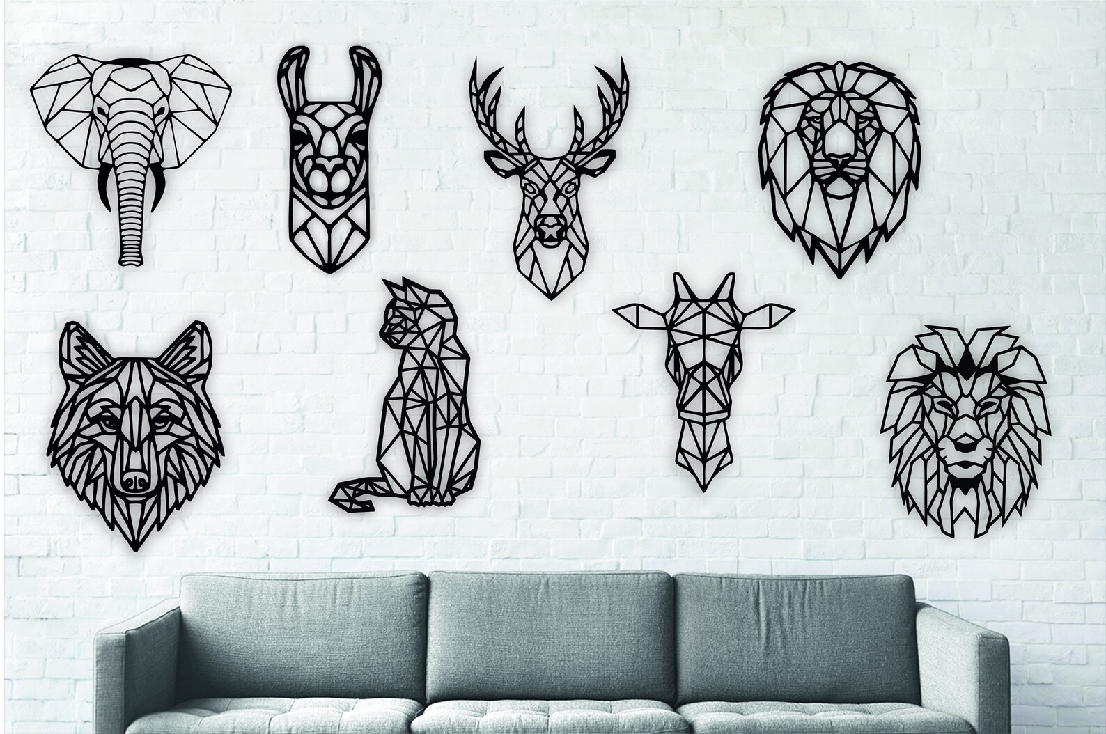 3D Animals Wall Art,pvc Wall Art Décor, Aesthetic Wall Décor, Modern ...