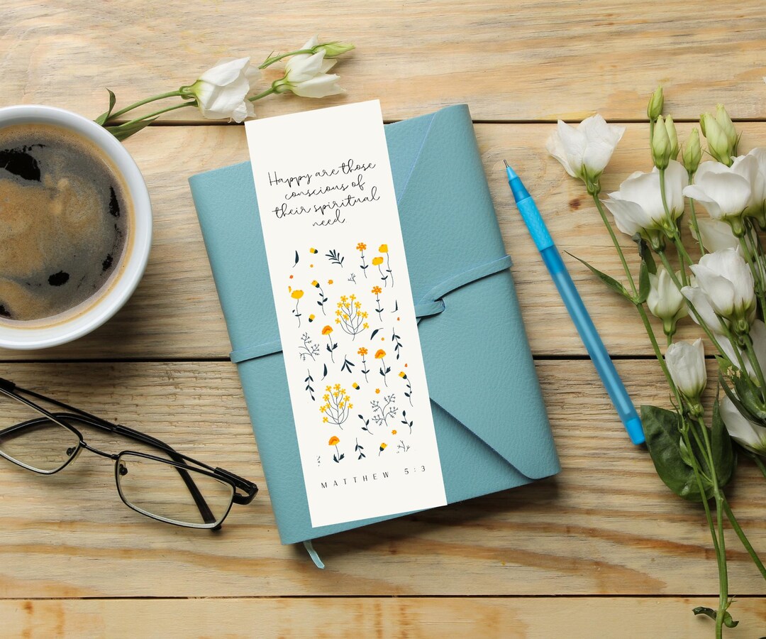 2026 JW Year Text Bookmark | “happy Are Those Conscious of Their ...