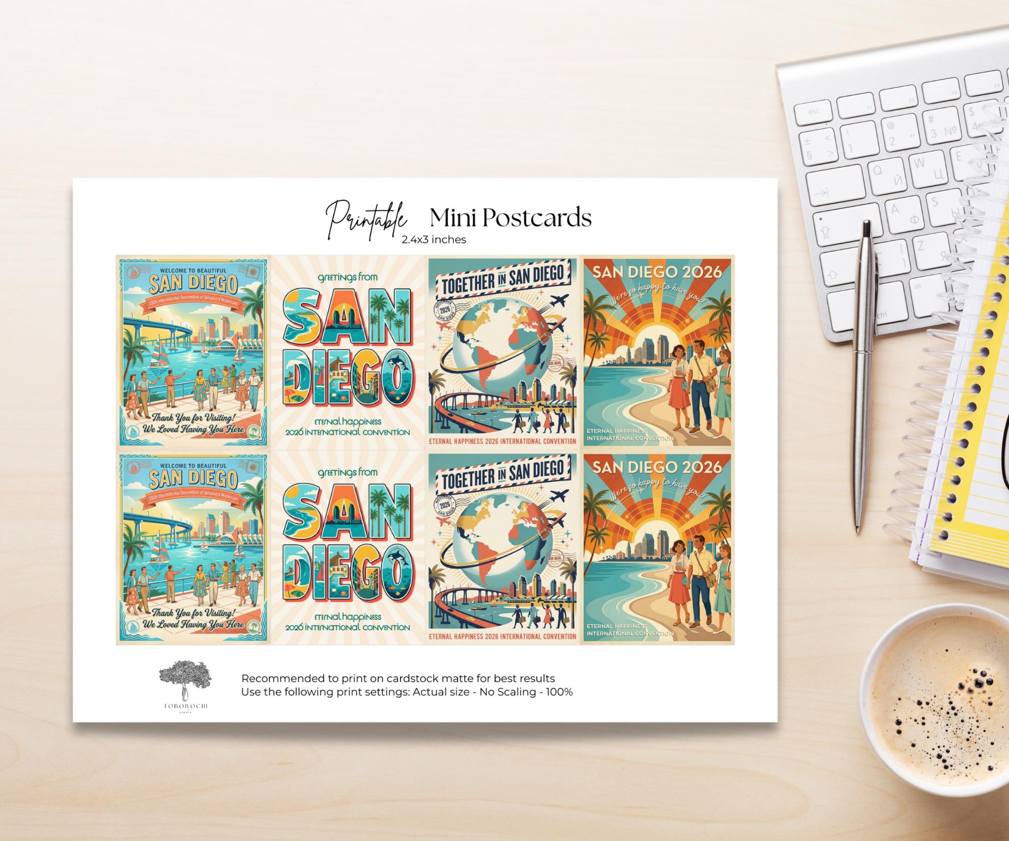 San Diego 2026 JW Eternal Happiness Convention Gift Magnet Mini ...