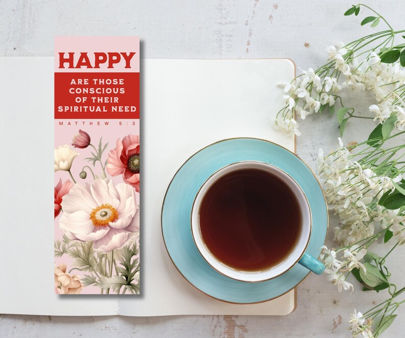 2026 JW Year Text Bookmark Bundle | 8 Designs | “happy Are Those ...