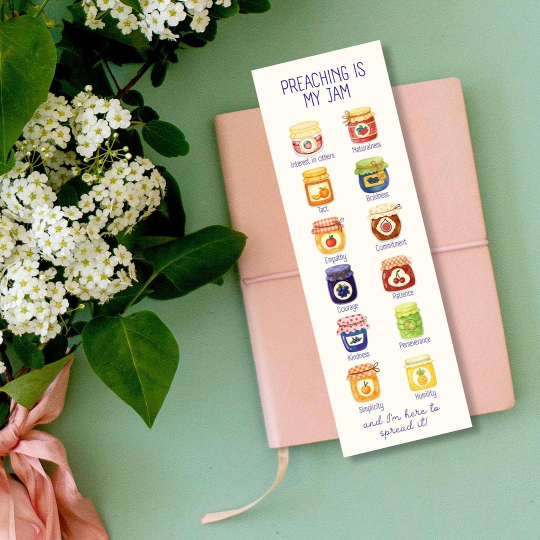 JW Printable Bookmarks Preaching is My Jam | Pioneer & New Publisher ...