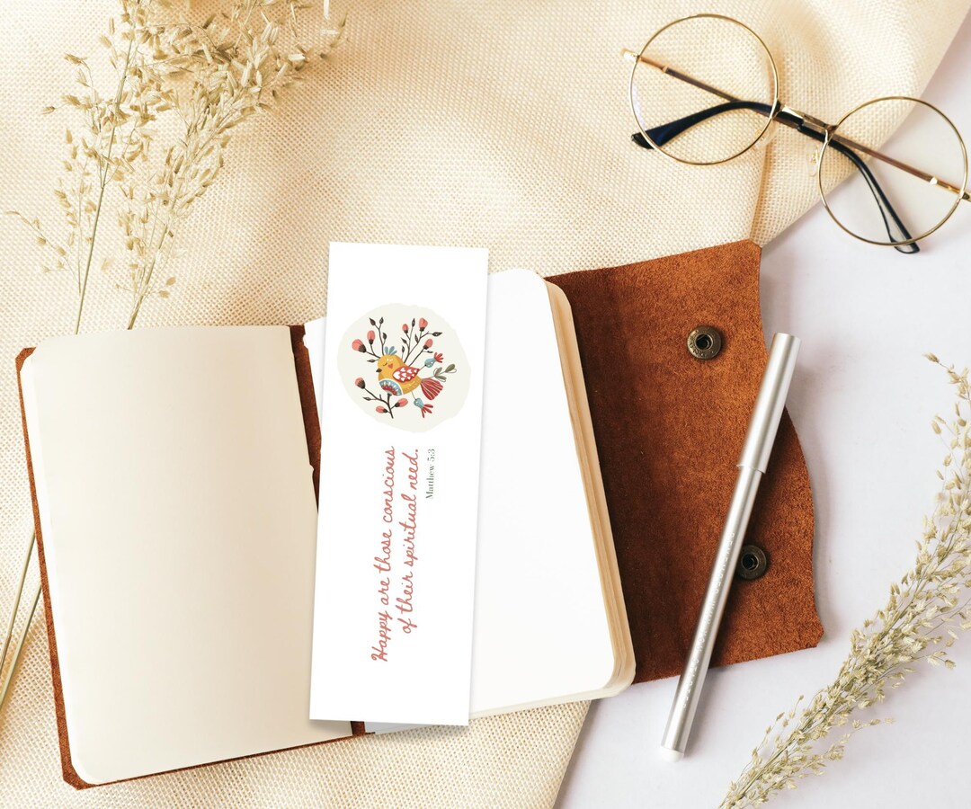 2026 JW Year Text Bookmark | “happy Are Those Conscious of Their ...