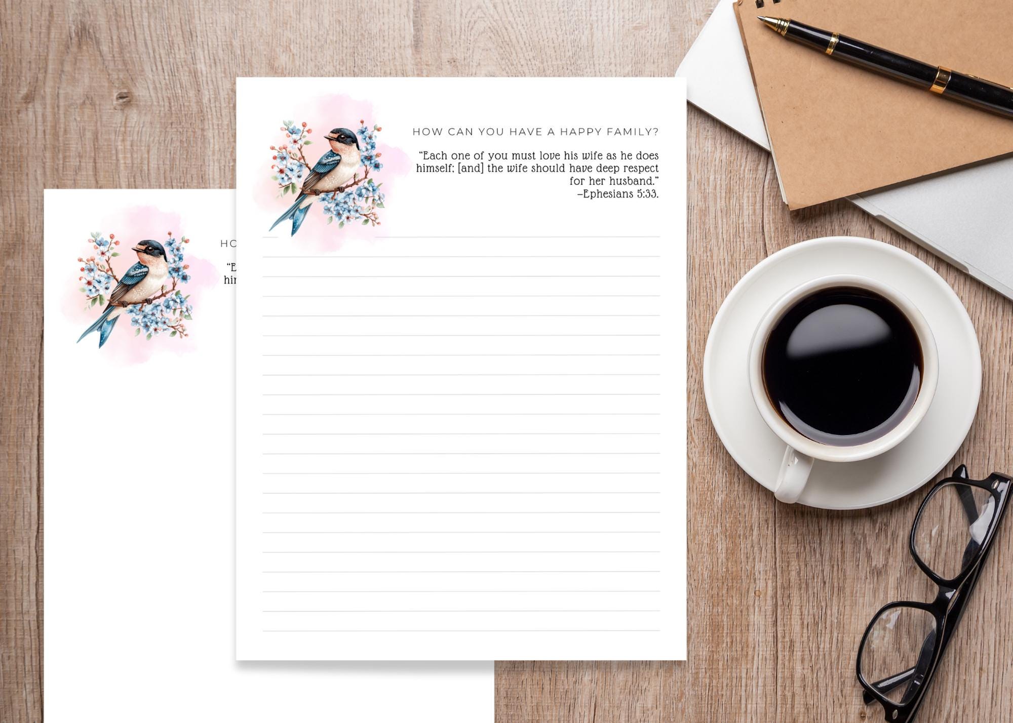 JW Tracts Letter Writing Paper Set 9 Designs Printable Stationery ...
