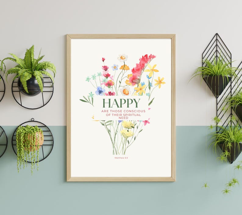 2026 JW Year Text Matthew 5:3 Happy Are Those Conscious of Their ...