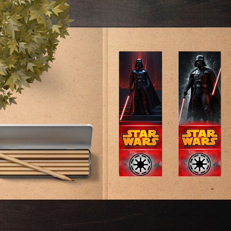 Digital Bookmarks of Darth Vader “star Wars” - Collection of the Sith ...