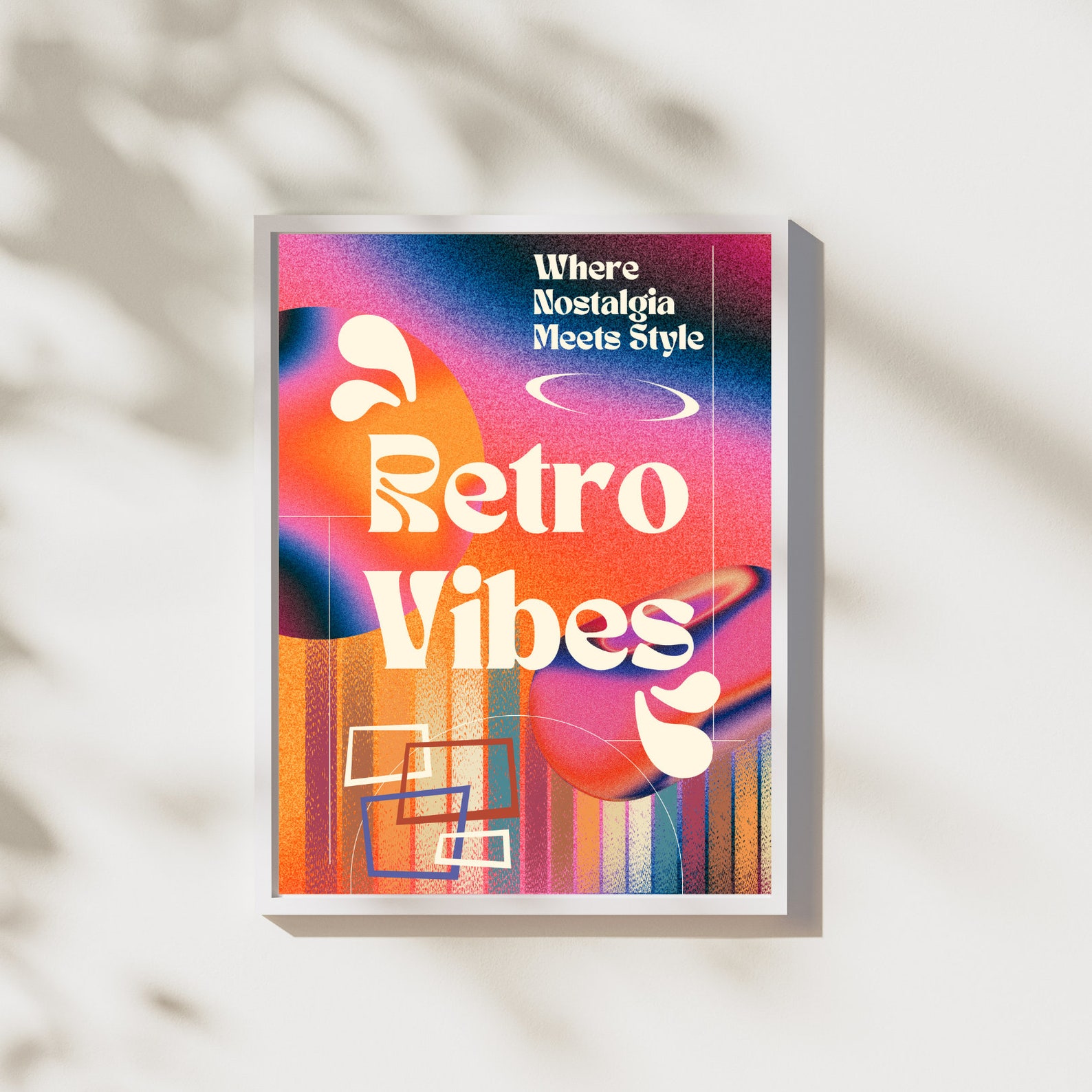 Vintage Revival: Retro Vibes Poster - Nostalgia Meets Style | Home ...