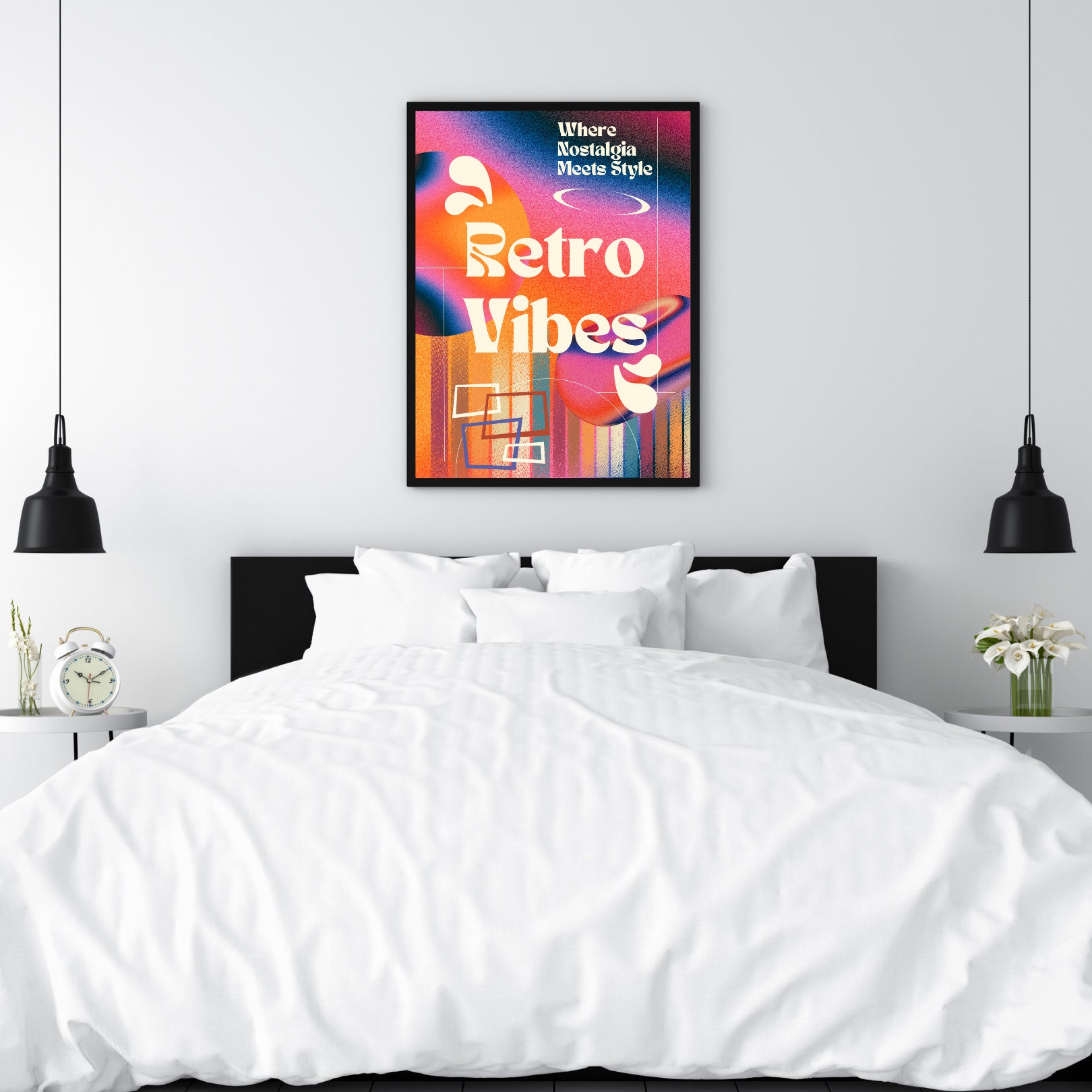 Vintage Revival: Retro Vibes Poster - Nostalgia Meets Style | Home ...