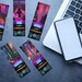 Cyberpunk Cityscape Bookmarks Collection Set of 20 Digital Bookmarks ...