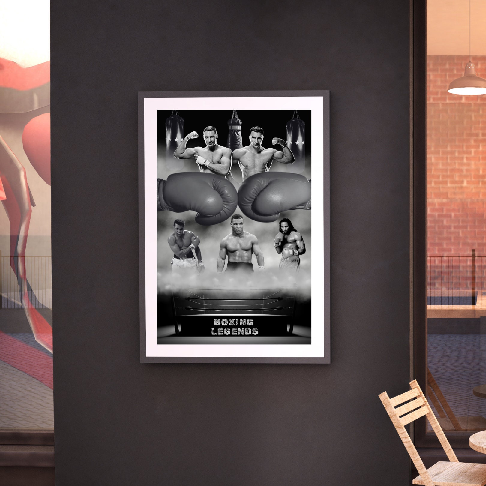 Legends of the Ring: Iconic Boxing Poster, Vintage Sport Poster ...