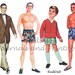 Boys and Men Clip Art Collage Sheet Images Scrapbook Clip Art, Junk ...
