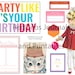 Birthday Scrapbooking Clip Art Junk Journal Kit Digital Kit Instant ...