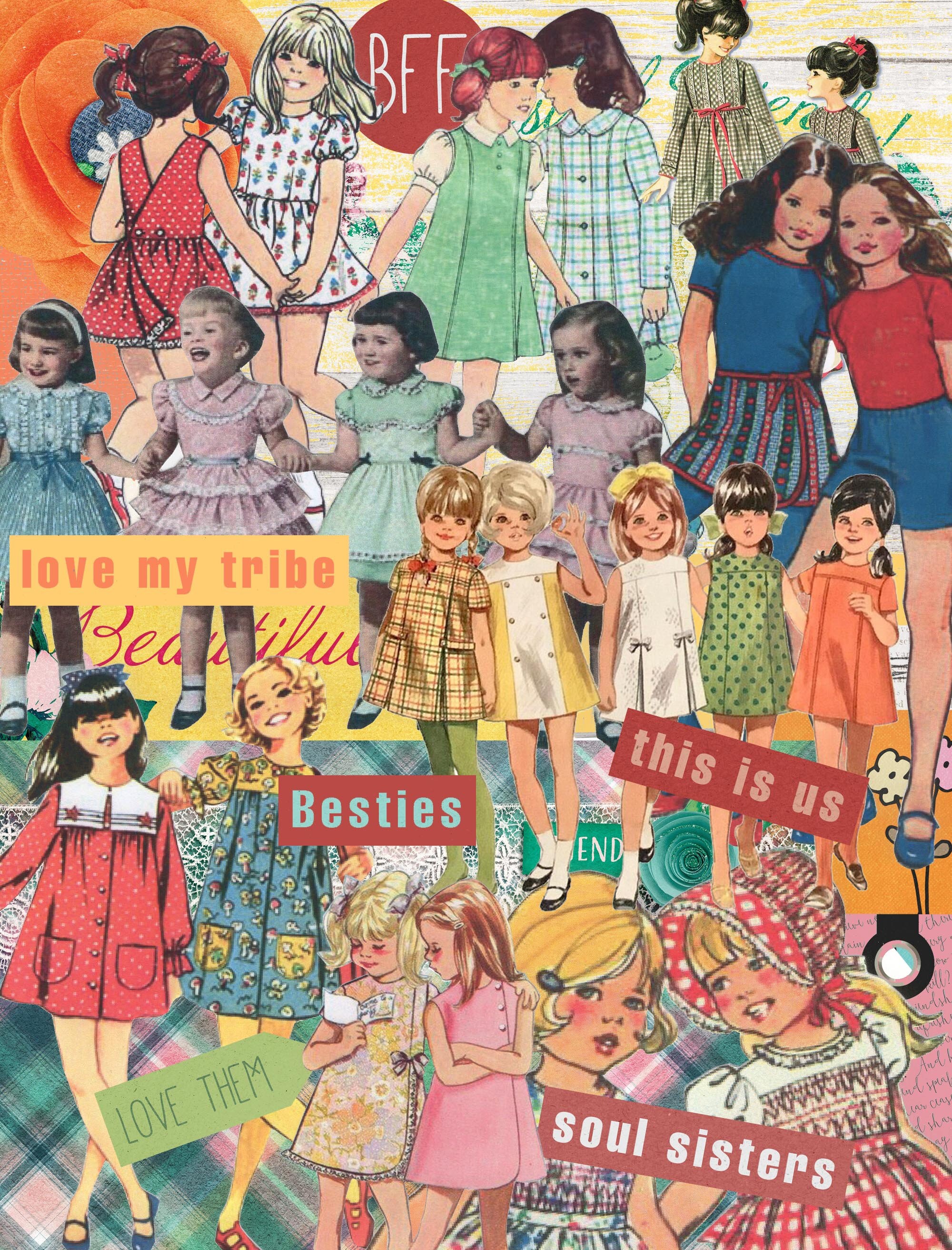 Friendship Junk Journal Kit, Junk Journal Digital Kit, Junk Journal ...