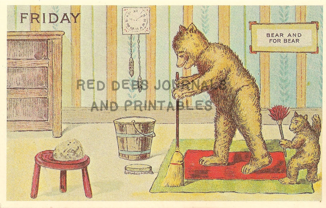 Vintage Postcards - Linen Postcards - Instant Download - Days of the ...