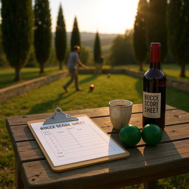 Bocce Score Sheet PDF – Printable Bocce Ball Scorecard for Backyard ...