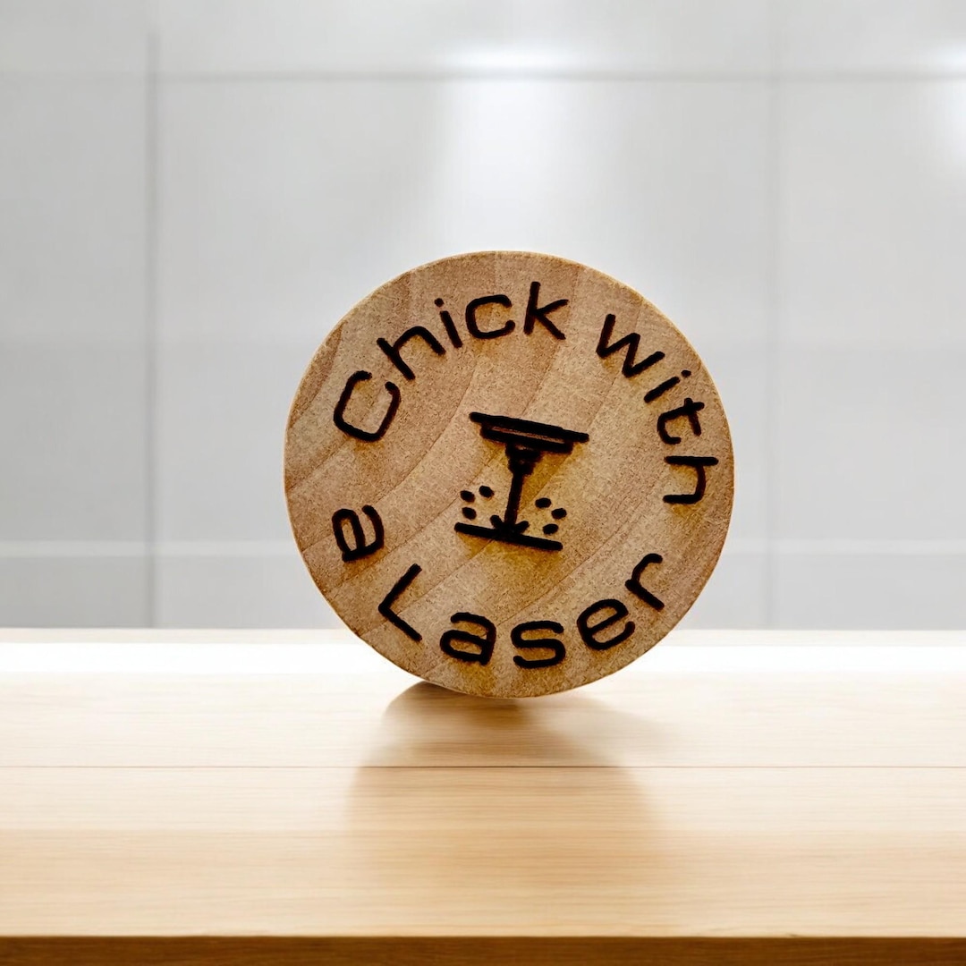 Engraved Wooden QR Code Token: Custom Business Marketing - Etsy