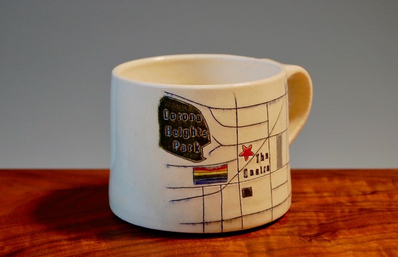 The Castro - San Francisco Map Mug - Etsy