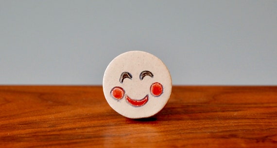 Smiley Face With Red Cheeks And Hands