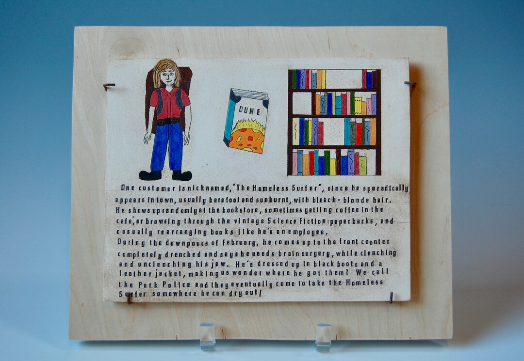 Homeless Surfer Story Tile - Etsy