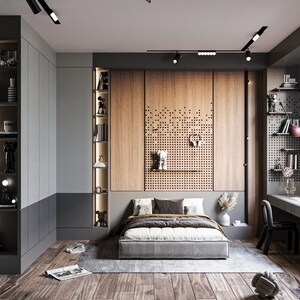 Modern Teen Room Design, Youth Bedroom Design, Kids Room Design, Custom ...