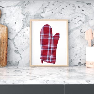 Oven Mitt Sewing Pattern PDF - Easy DIY Quilted Kitchen Mitt Pattern ...