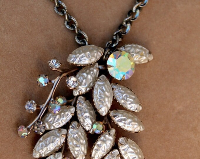 Vintage Rhinestone Pearl Gemstone and Glass Beaded One of a - Etsy