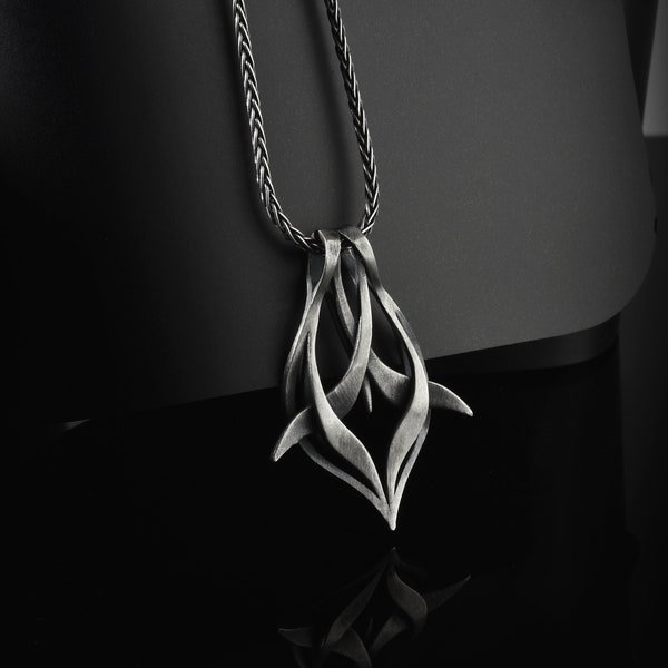 Flame Pendant - Etsy