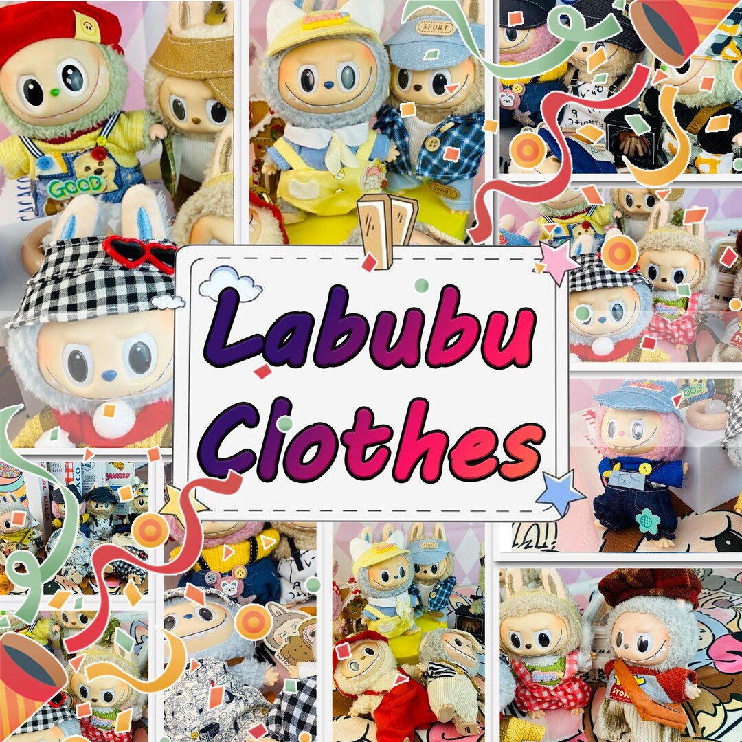 Labubu Clothes Designer Labubu Outfit Labubu Overalls Labubu Tshirt ...