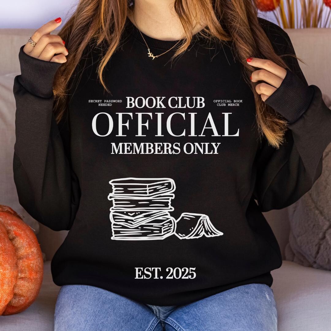 Official Club Member Sweater. Personalization EST, Date & Graphics ...