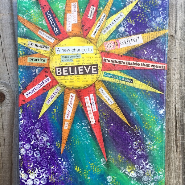Acrylic Mixed Media - Etsy