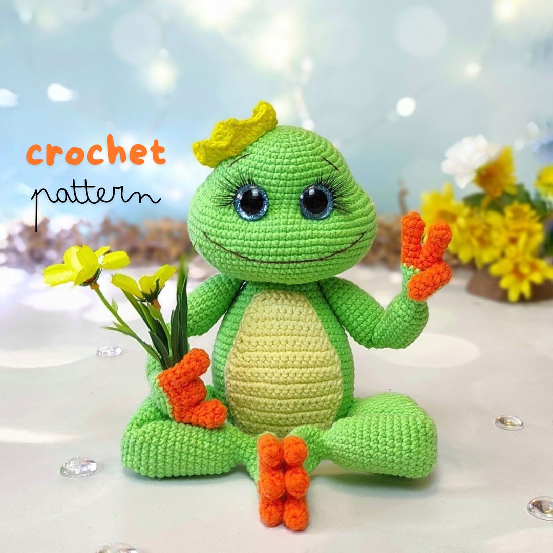 Frog Crochet Pattern Amigurumi Frog Crochet - Etsy