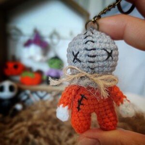 Keyrings Halloween Crochet Pattern Amigurumi Keyring - Etsy
