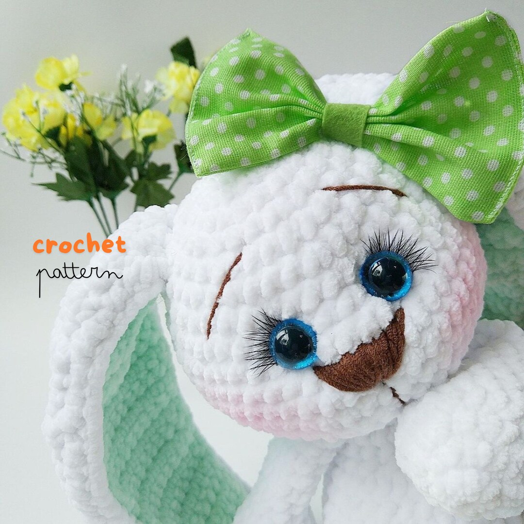 Crochet Easter Bunny Pattern Big Bunny Crochet for Baby - Etsy