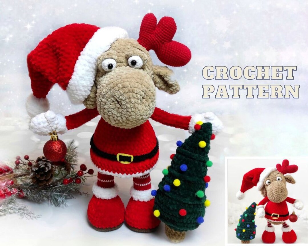 Moose Crochet Pattern Amigurumi Moose - Etsy