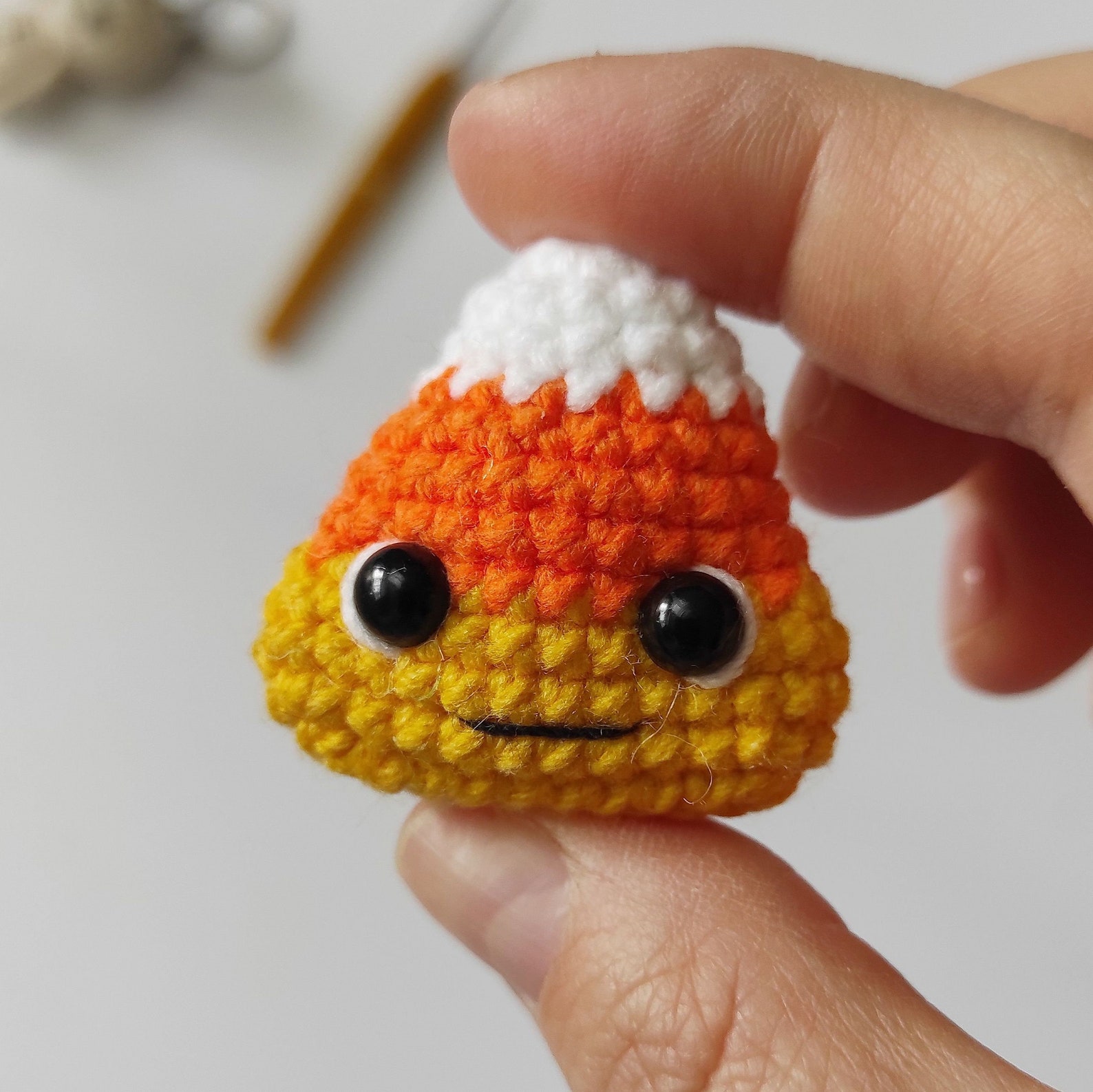 Crochet Pattern Key Ring Halloween Amigurumi Key Ring - Etsy