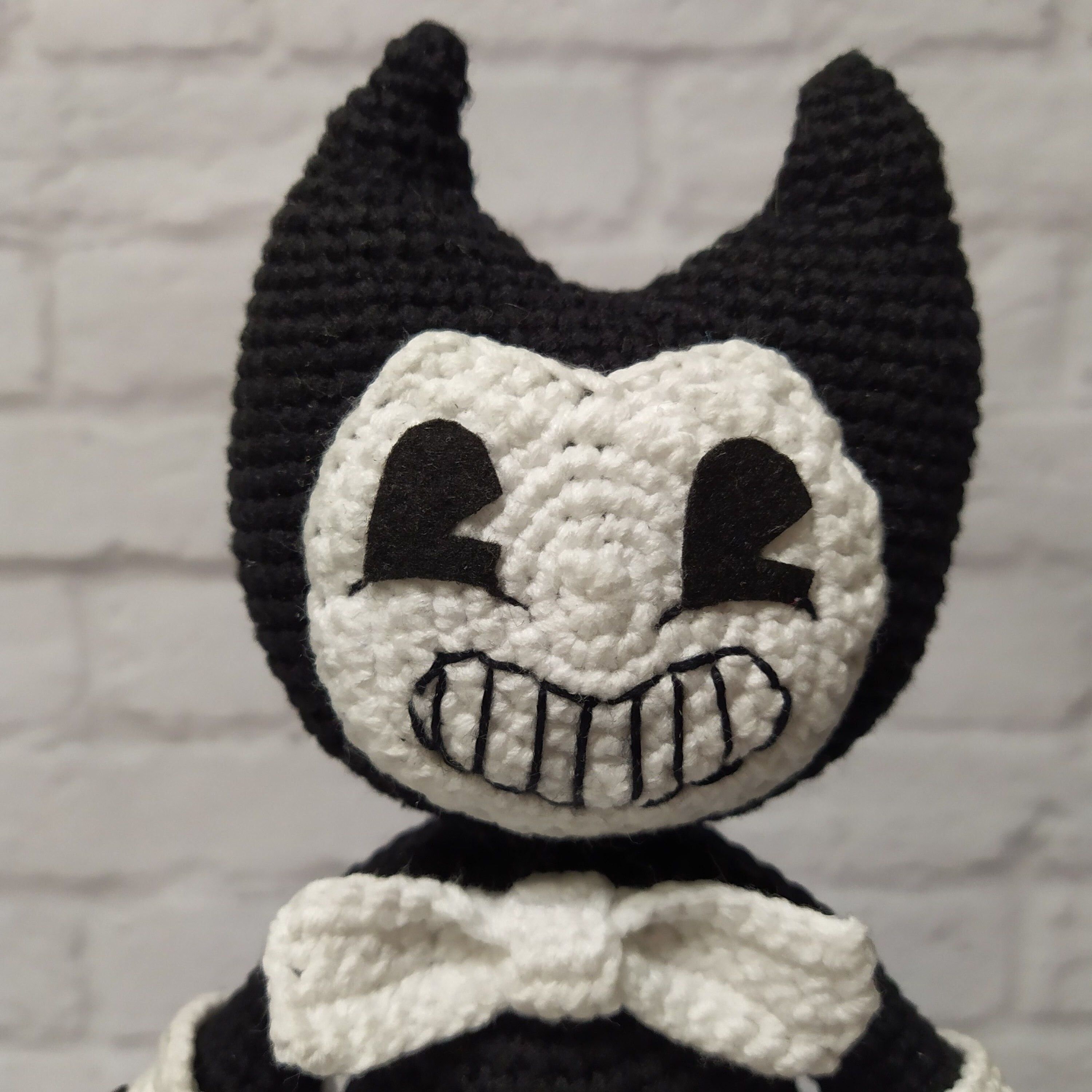 Bendy and the Ink Machine Smiling Black & White Demon PDF - Etsy