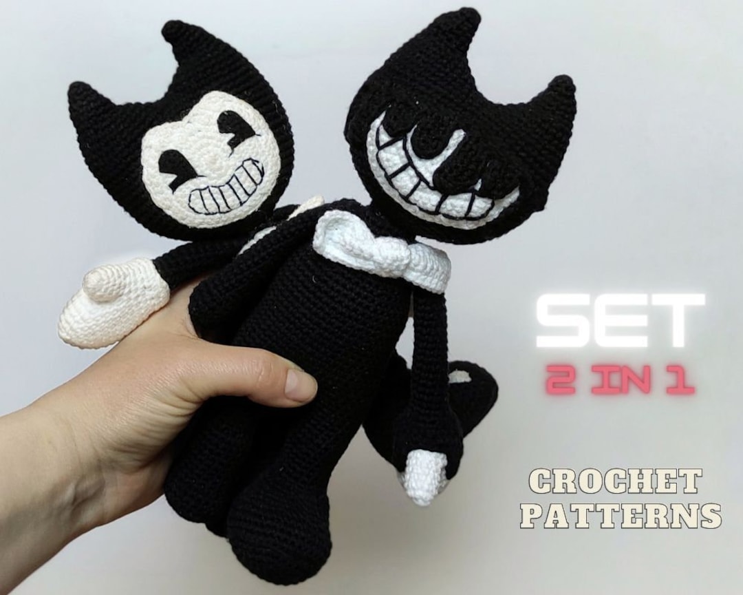 Bendy and the Ink Machine Crochet Pattern SET 2IN 1 - Etsy