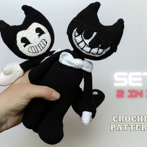 Bendy and the Ink Machine Crochet Pattern SET 2IN 1 - Etsy