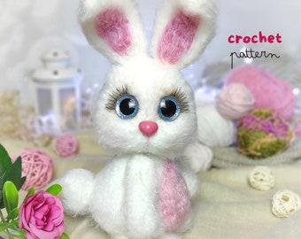 Amigurumi Pattern Bunny Crochet, Crochet Pattern Rabbit Crochet Toy ...
