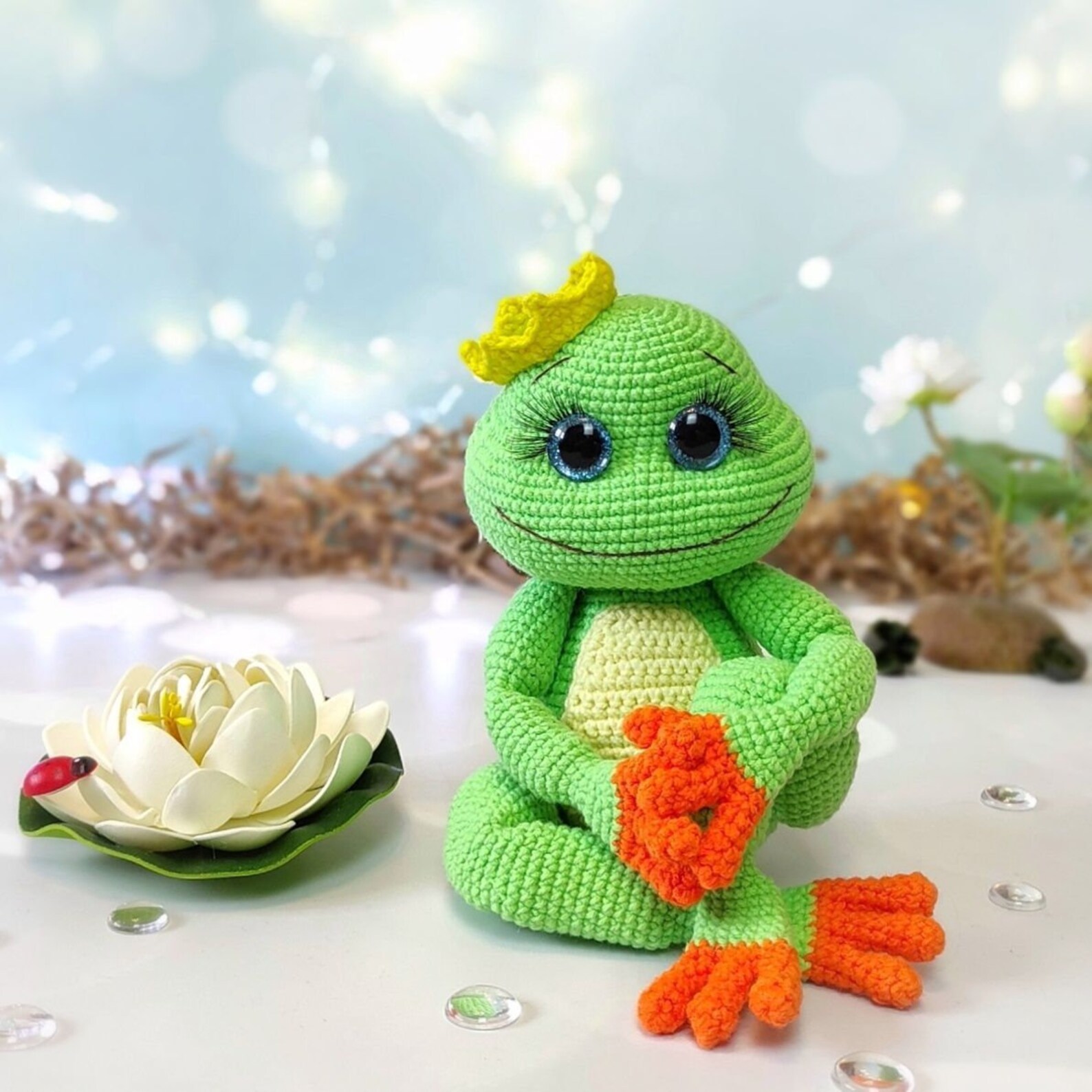 Frog Crochet Pattern Amigurumi Frog Crochet - Etsy
