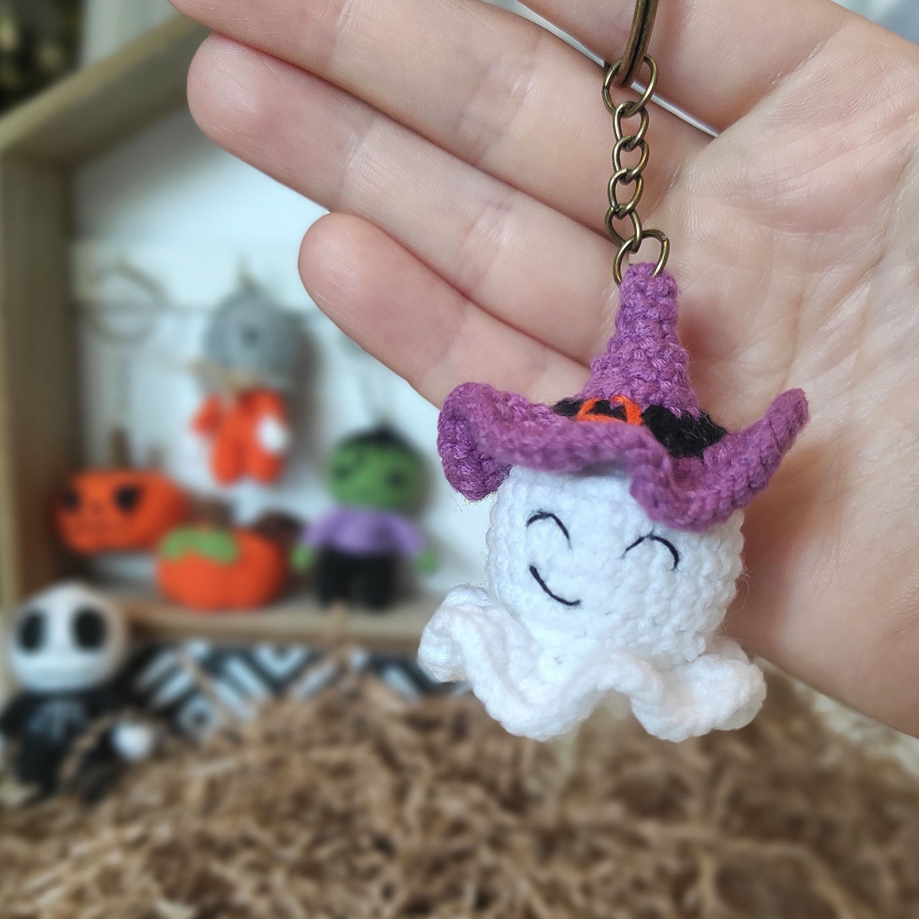 Keyrings Halloween Crochet Pattern Amigurumi Keyring - Etsy