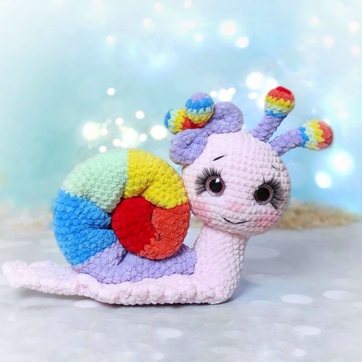 Crochet Pattern Snail Amigurumi Plush Snail - Etsy