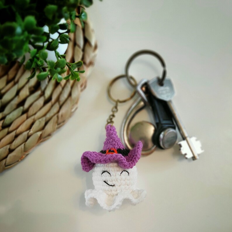 Keyrings Halloween Crochet Pattern Amigurumi Keyring - Etsy