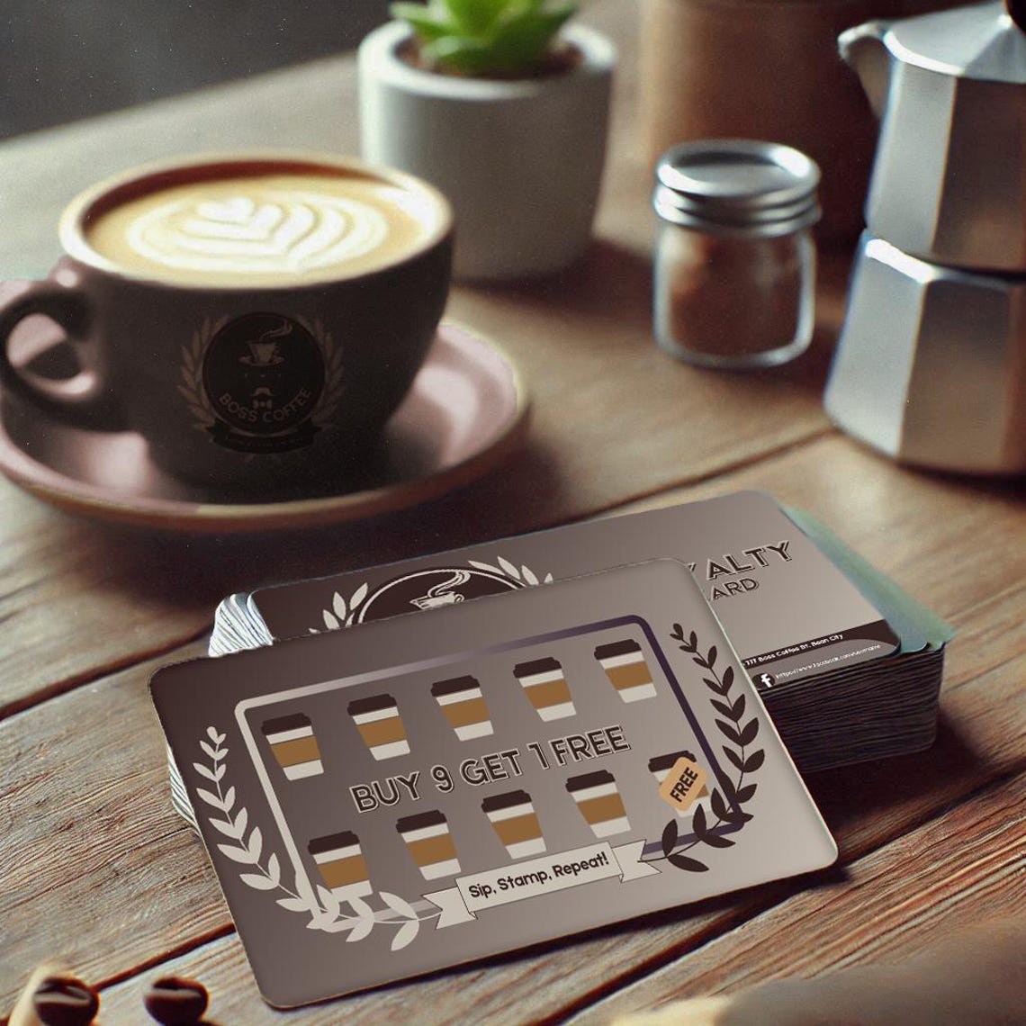 Editable Coffee Shop Canva Templates Bundle for Small Businesses: Logo ...