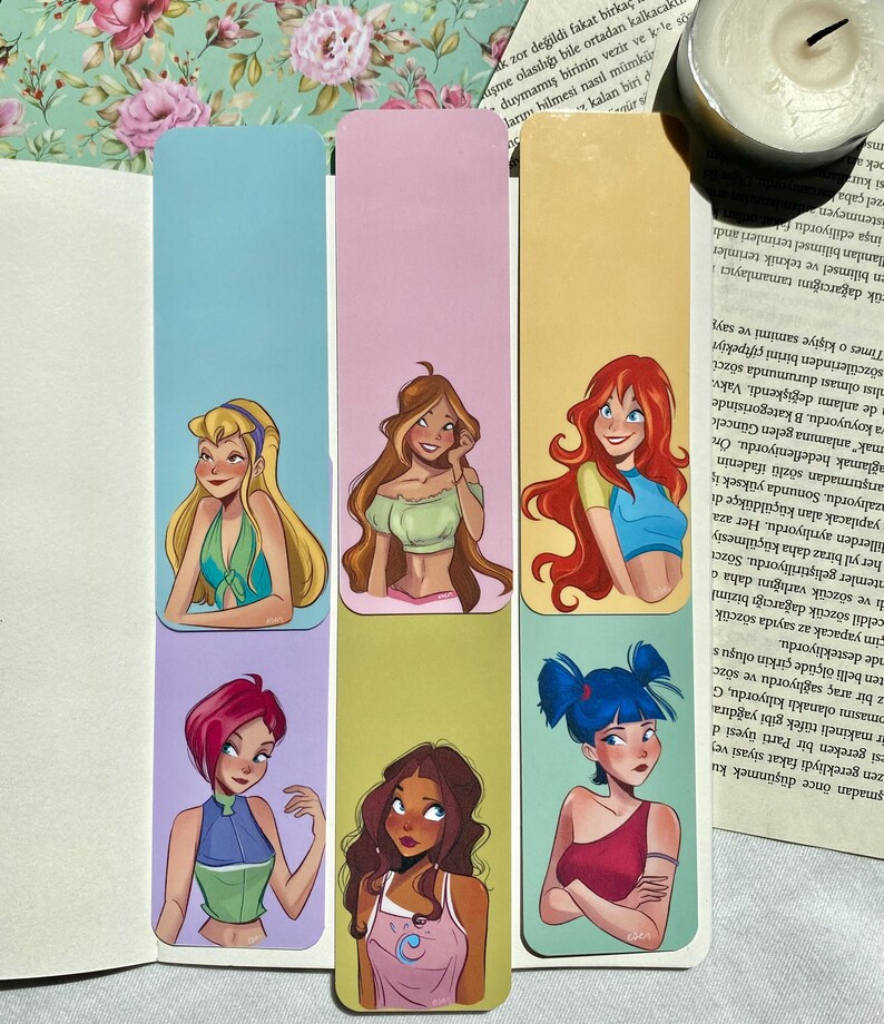 Exclusive Winx Club Tecna Stickers X10 and Bookmarks X2 - Etsy