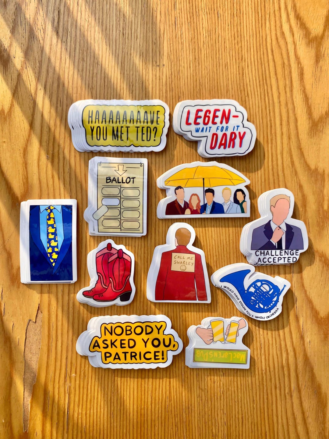 How I Met Your Mother Stickers 11x2 - Etsy