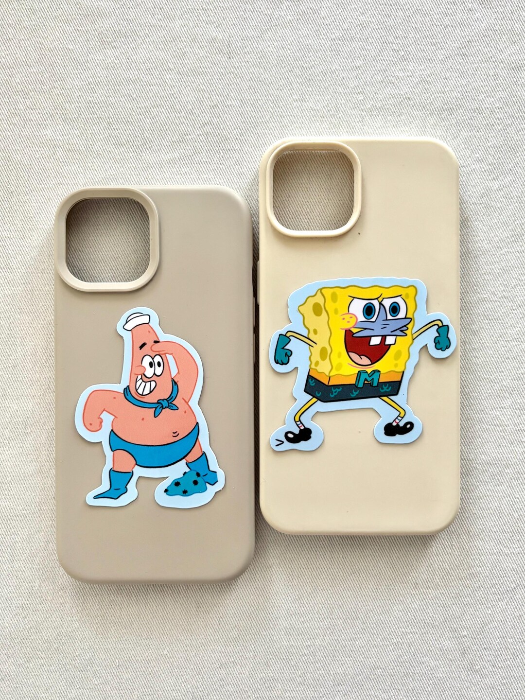 Spongebob - Patrick Sticker Set – 12pcs Glossy Laminated Matching ...