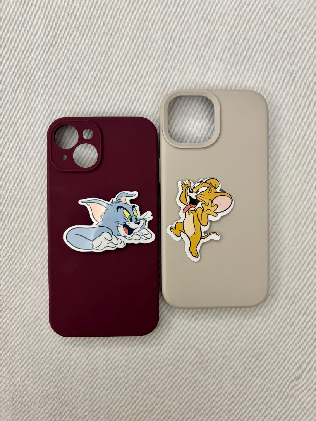 Tom & Jerry Matching Stickers | Funny Couple Stickers | Kawaii Sticker ...