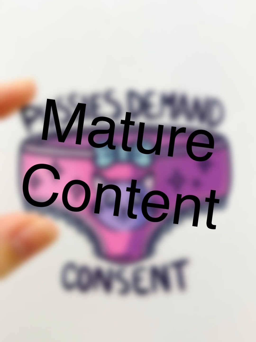 Pussies Demand Consent Sticker Feminist Stickers Sex Stickers Pro ...